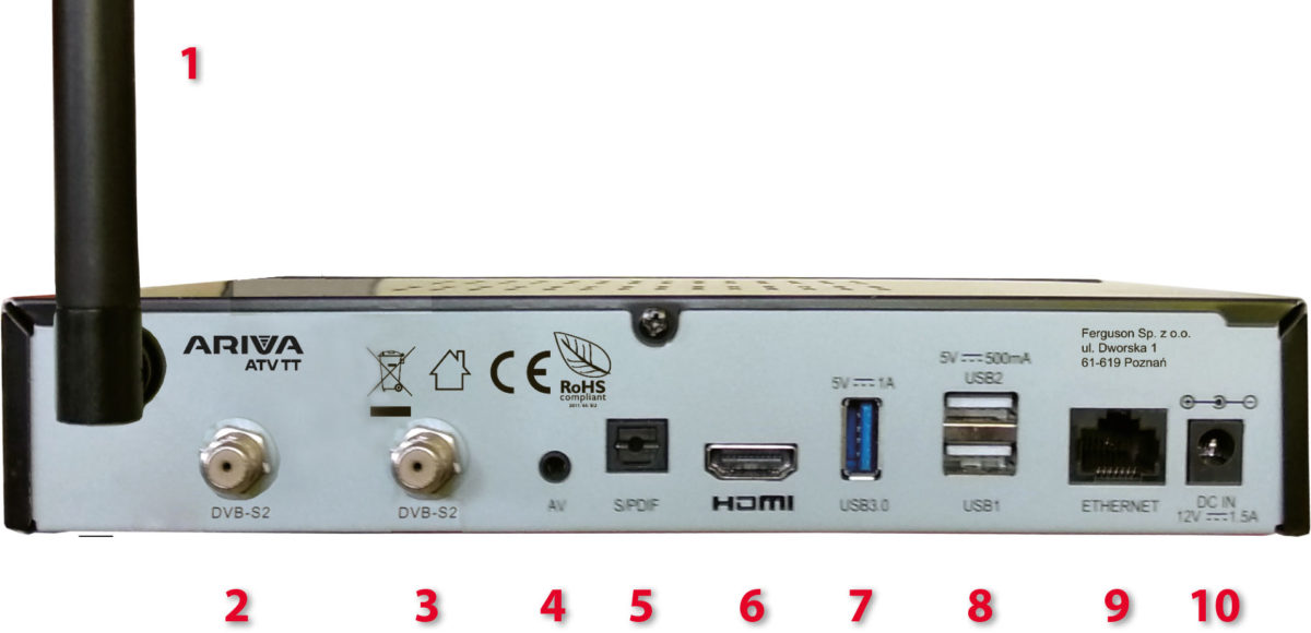 Ariva ATV TT 4K UHD HDR Linux ENIGMA 2 - Ferguson Digital ...