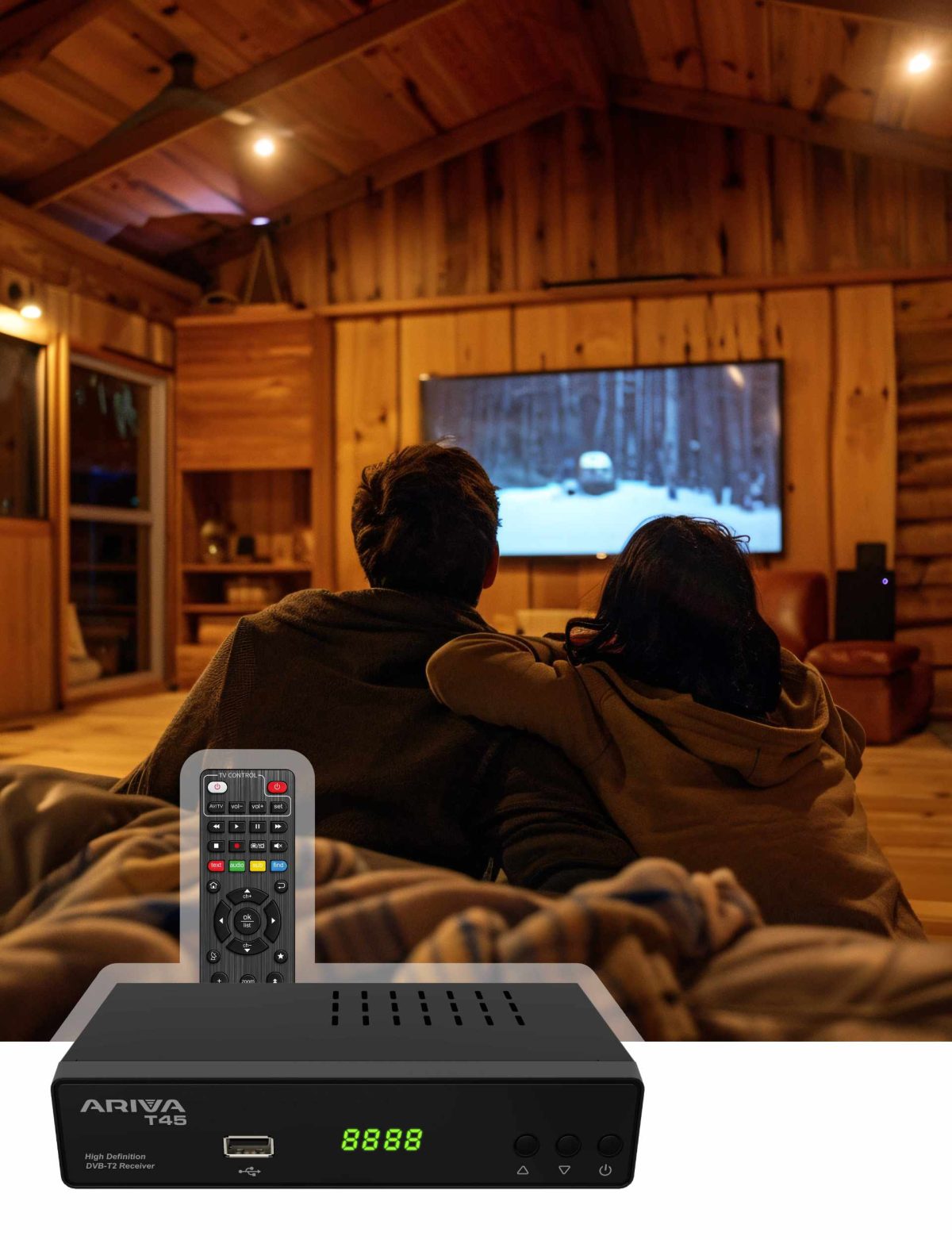 Ariva T45 - Terrestrial TV receiver with HEVC/H.265 support